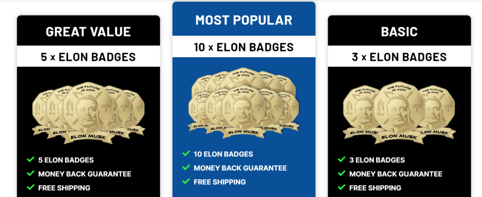 Elon Musk Gold Badge Reviews: the Future is Now Commemorates