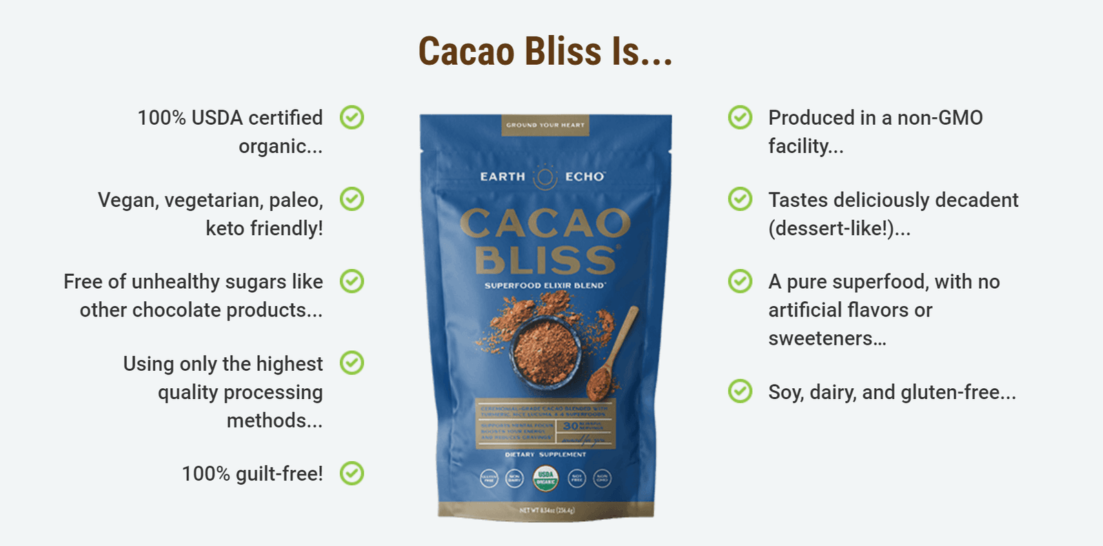 Earth Echo Cacao Bliss Reviews: I tried Hot Chocolate Powder