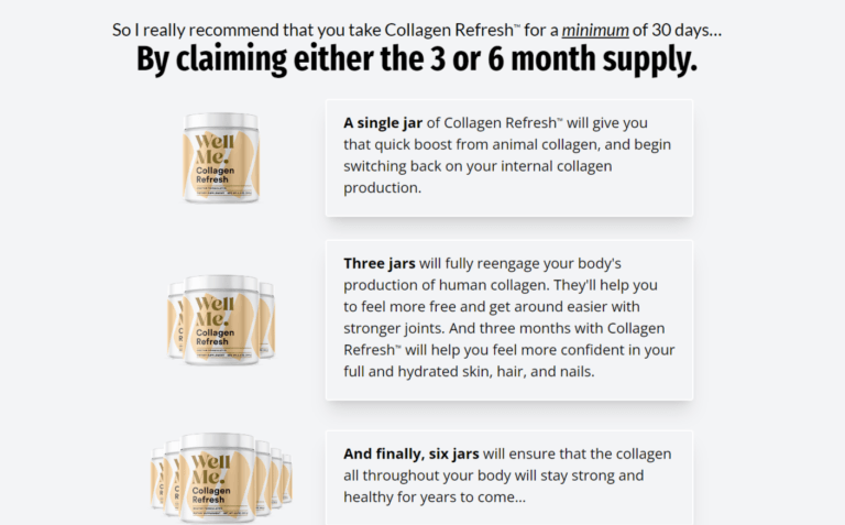 WellMe Collagen Refresh Reviews: Enhances Skin & Hair Health?